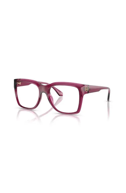 Michael Kors 53mm Square Eyeglasses - Pink