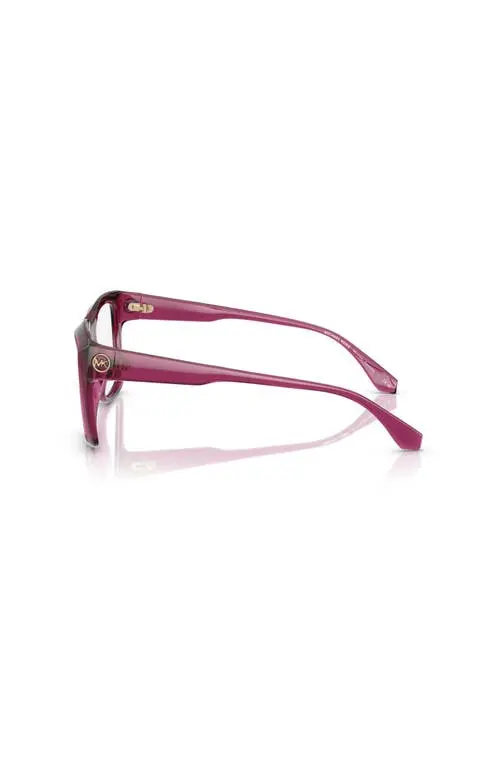Michael Kors 53mm Square Eyeglasses - Pink