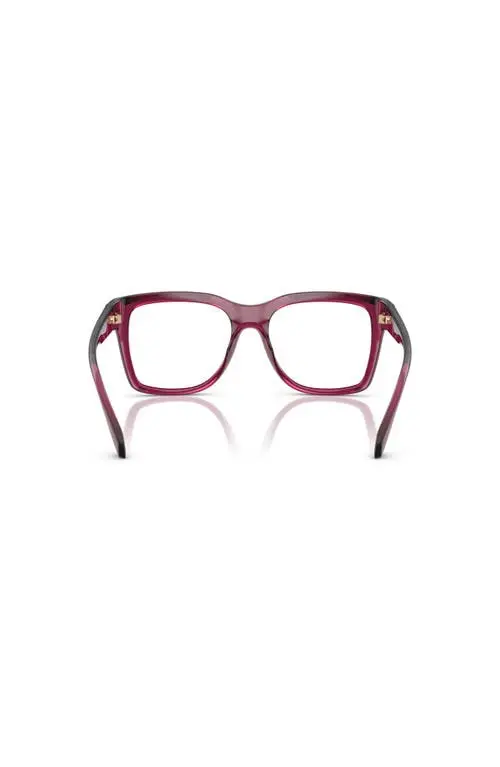 Michael Kors 53mm Square Eyeglasses - Pink