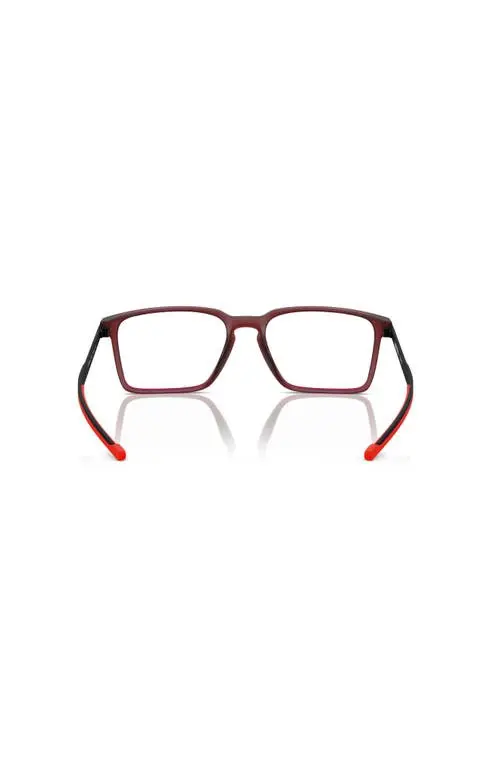 SCUDERIA FERRARI Rectangle Eyeglasses - Red