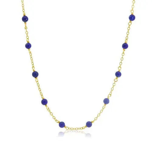 THE LOVERY FINE JEWELRY Bead Chain Necklace - Lapis