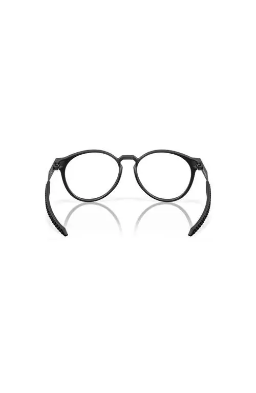 Oakley Round Full Rim Eyeglasses - Black
