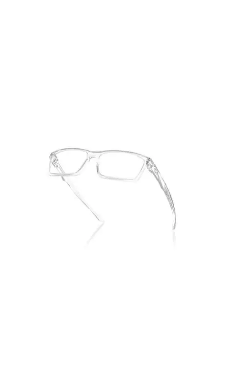 Oakley 59mm Rectangle Full Rim Eyeglasses - Transparent