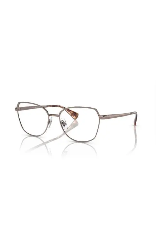 Ralph Lauren Eyeglasses With Irregular Metal Frame - Grey