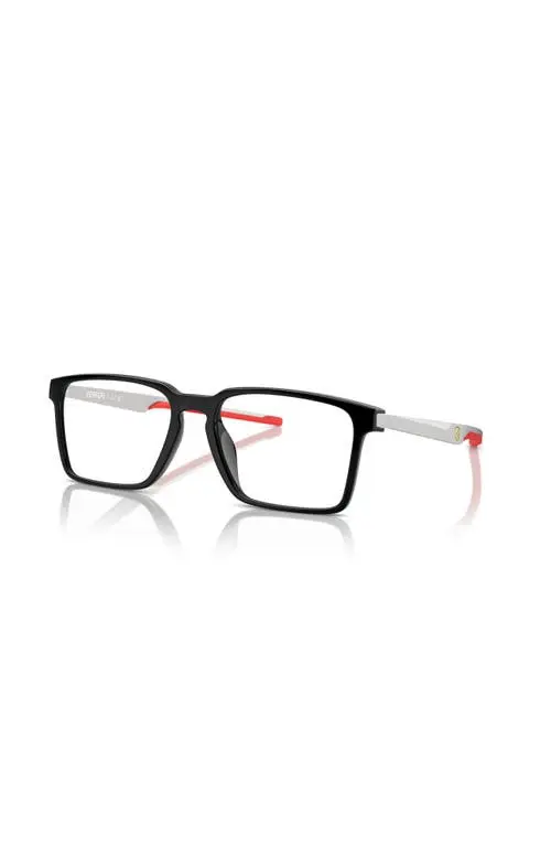 SCUDERIA FERRARI 54mm Rectangle Full Rim Eyeglasses - Black