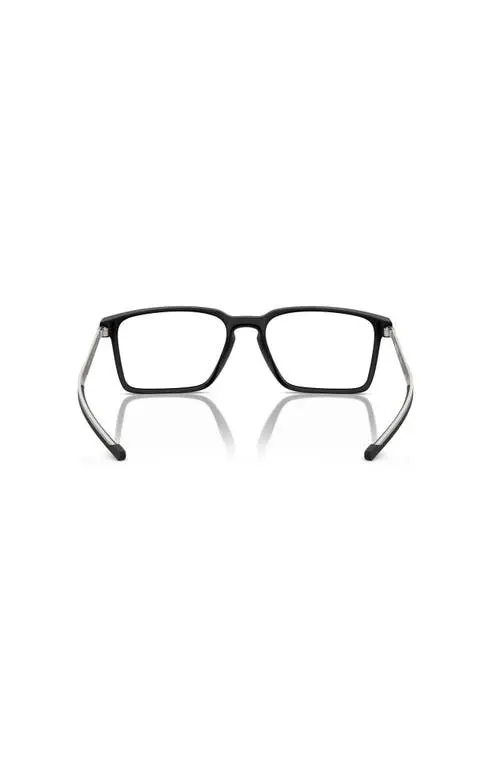 SCUDERIA FERRARI Rectangle Optical Glasses - Black/silver