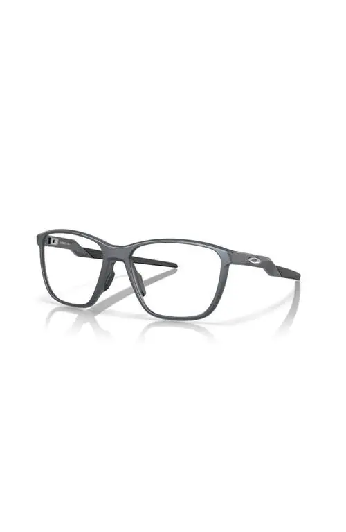 Oakley 54mm Square Full Rim Eyeglasses - Black