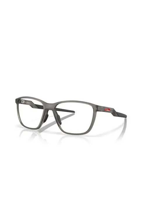 Oakley 54mm Square Full Rim Eyeglasses - Grey