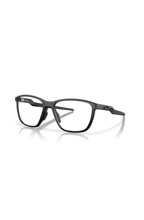 Oakley 54mm Square Full Rim Eyeglasses - Solid Black