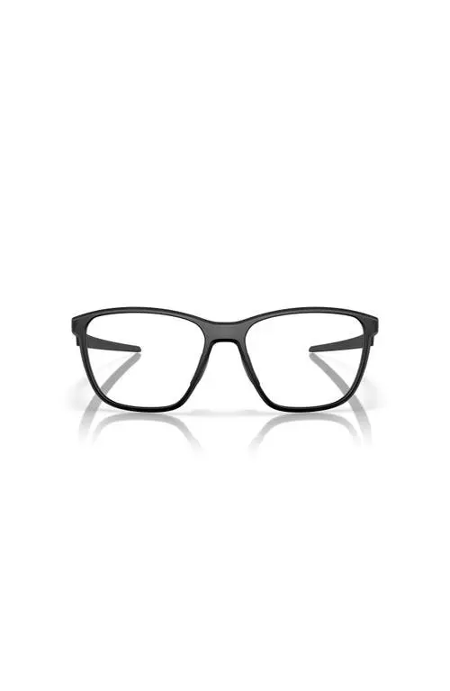 Oakley 54mm Square Full Rim Eyeglasses - Solid Black