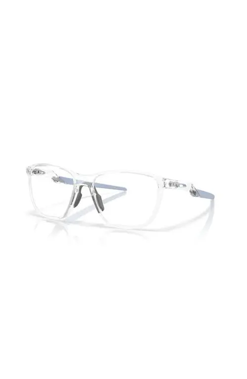 Oakley 54mm Square Full Rim Eyeglasses - Transparent