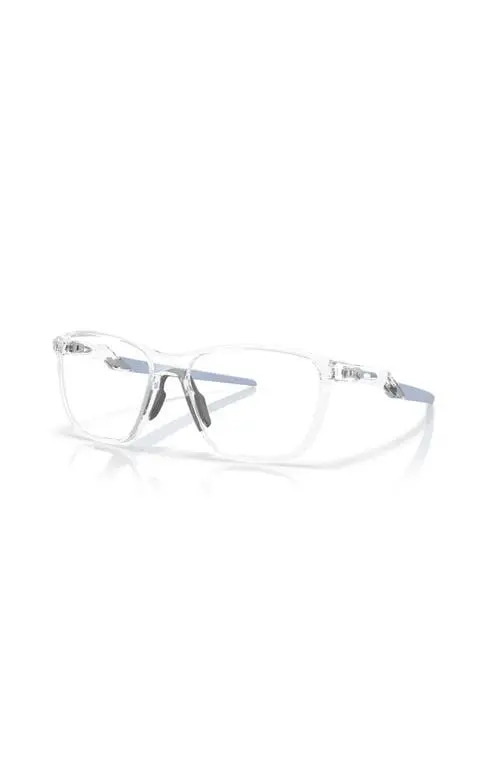 Oakley 54mm Square Full Rim Eyeglasses - Transparent