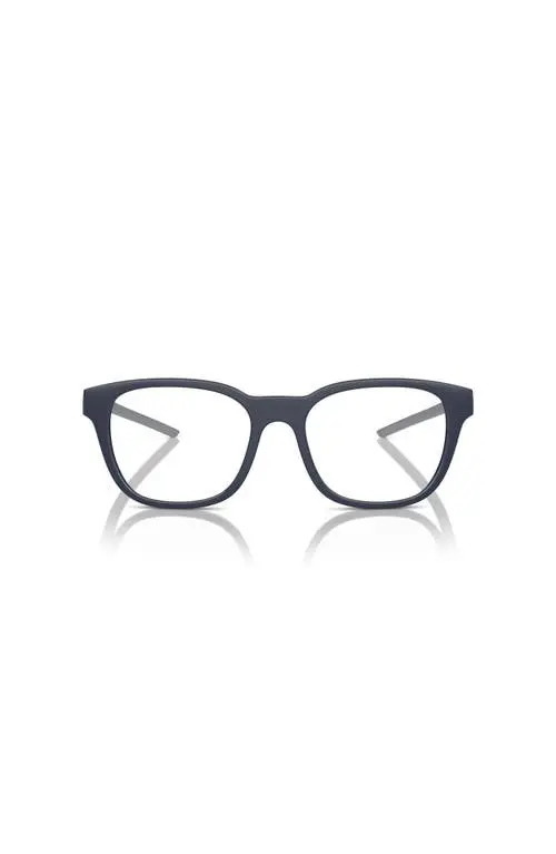 SCUDERIA FERRARI 53mm Square Full Rim Eyeglasses - Blue