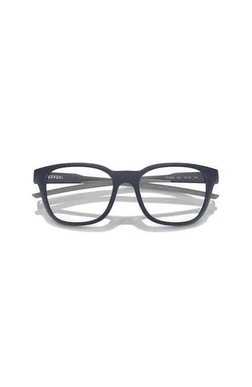 SCUDERIA FERRARI 53mm Square Full Rim Eyeglasses - Blue