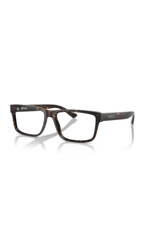 FERRARI 57mm Rectangle Optical Glasses - Tortoise