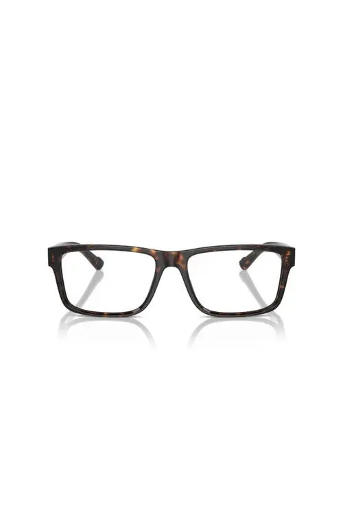 FERRARI 57mm Rectangle Optical Glasses - Tortoise