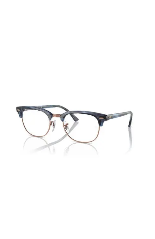 Ray-ban 53mm Square Optical Glasses - Blue