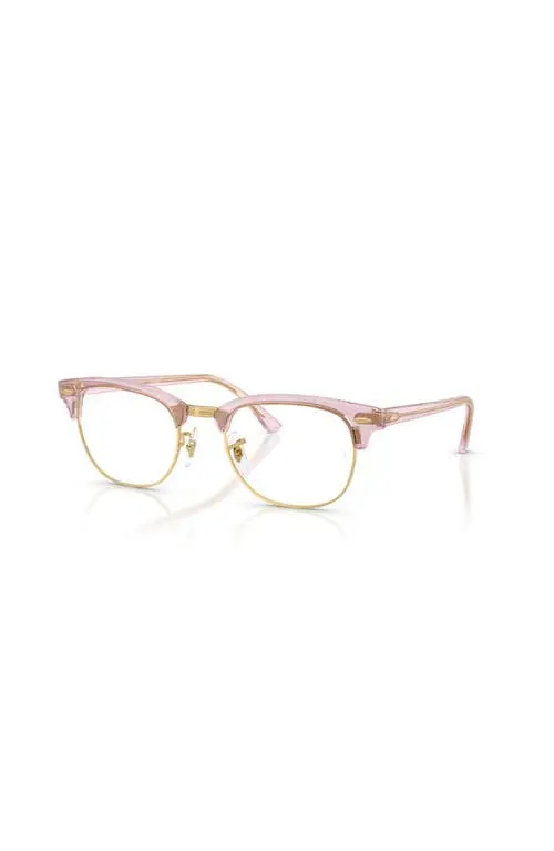 Ray-ban 53mm Square Optical Glasses - Violet