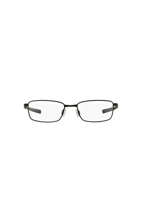 Oakley 53mm Rectangle Optical Glasses - Black