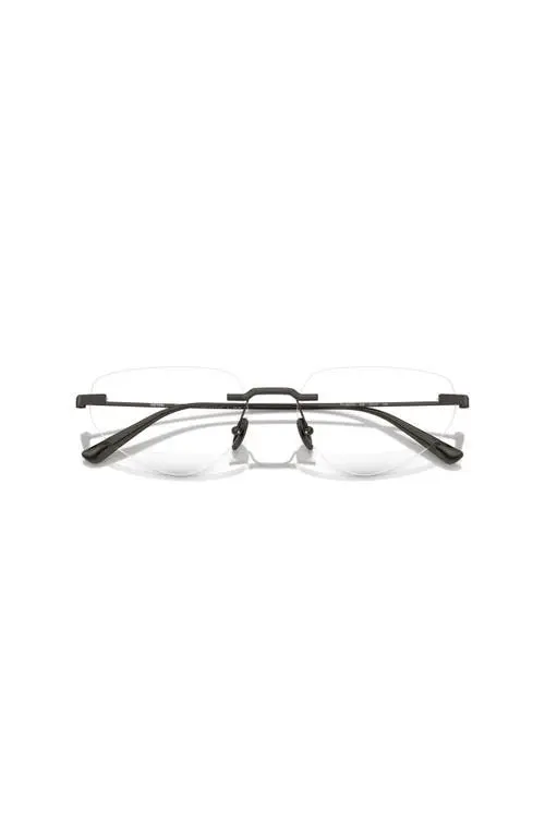 FERRARI 57mm Irregular Optical Glasses - Grey
