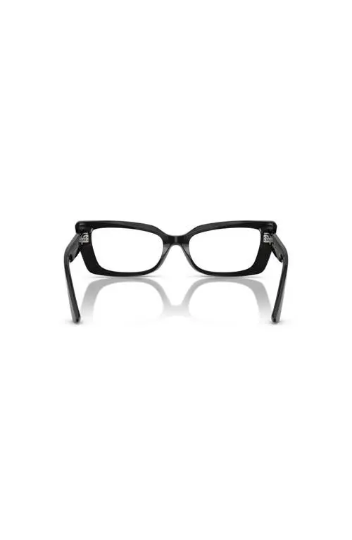 JIMMY CHOO 51mm Embellished Cat Eye Optical Glasses