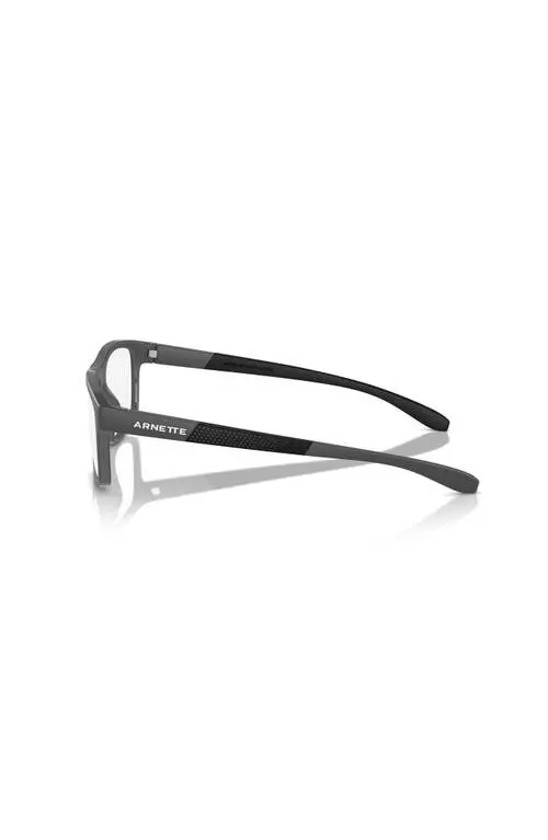 ARNETTE 56mm Rectangle Full Rim Eyeglasses - Grey