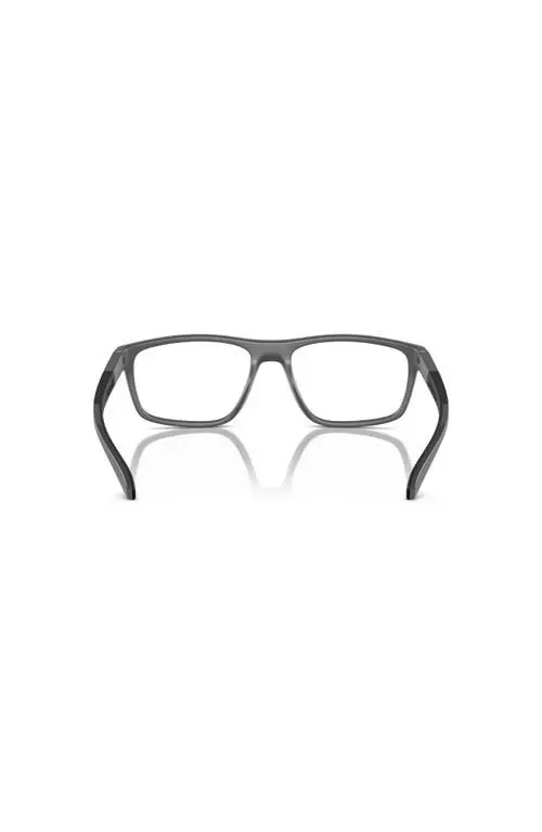 ARNETTE 56mm Rectangle Full Rim Eyeglasses - Grey