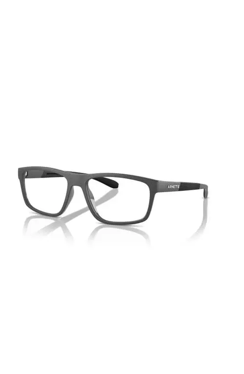 ARNETTE 56mm Rectangle Full Rim Eyeglasses - Grey