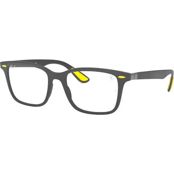 Ray-ban Scuderia Ferrari Collection Square Optical Glasses - Grey