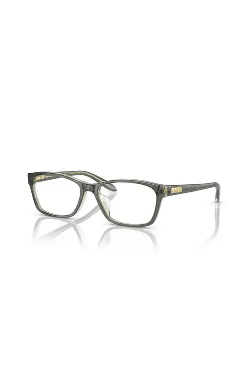 Ralph Lauren 51mm Square Full Rim Eyeglasses - Green
