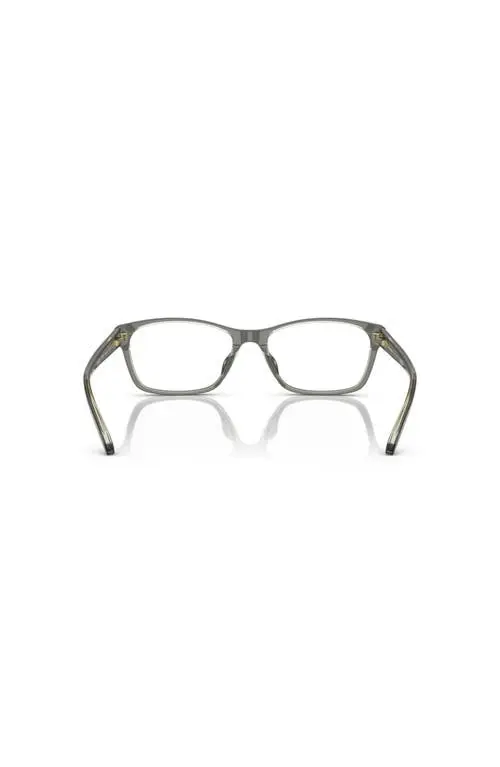 Ralph Lauren 51mm Square Full Rim Eyeglasses - Green