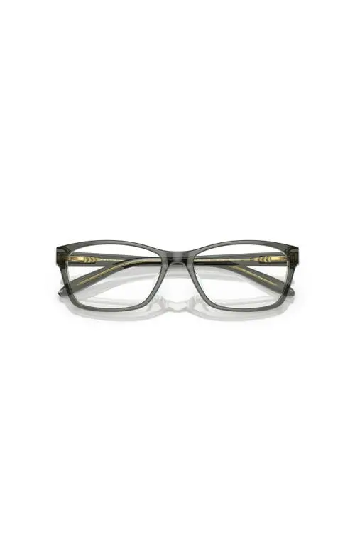 Ralph Lauren 51mm Square Full Rim Eyeglasses - Green
