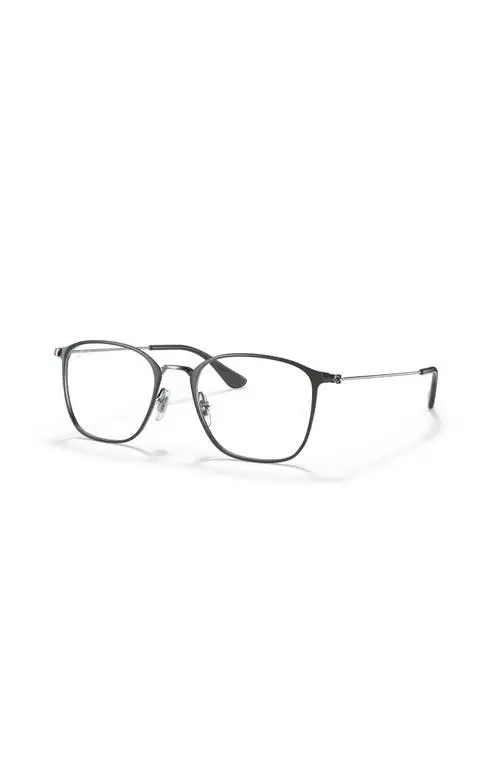 Ray-ban 49mm Square Eyeglasses - Grey