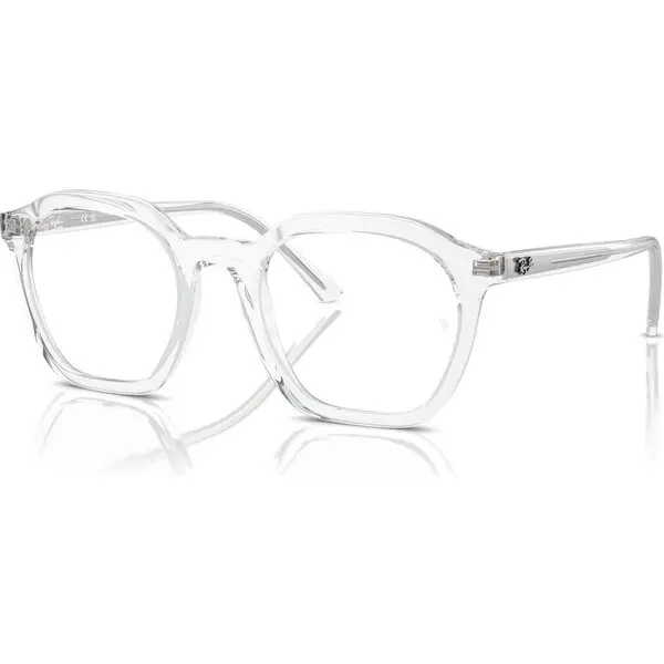 Ray-ban 50mm Irregular Optical Glasses - Transparent