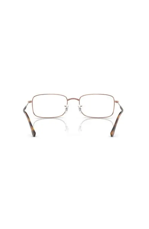 Ray-ban Irregular Optical Eyeglasses - Copper