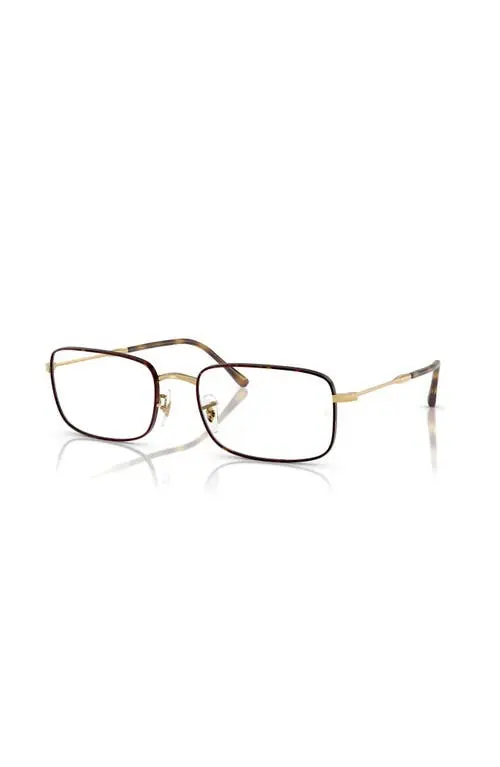Ray-ban 54mm Irregular Eyeglasses - Tortoise
