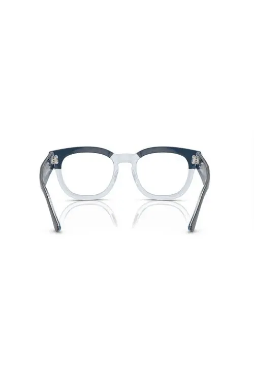 Ray-ban Mega Hawkeye Optics Square Frame Eyeglasses - Blue