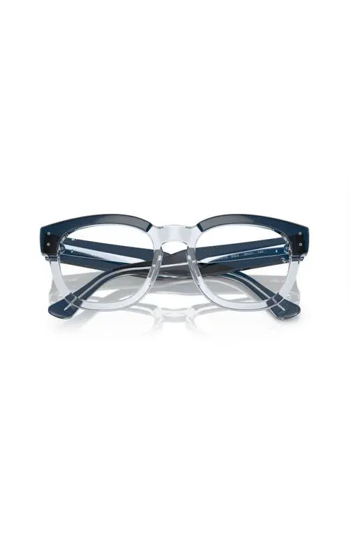 Ray-ban Mega Hawkeye Optics Square Frame Eyeglasses - Blue