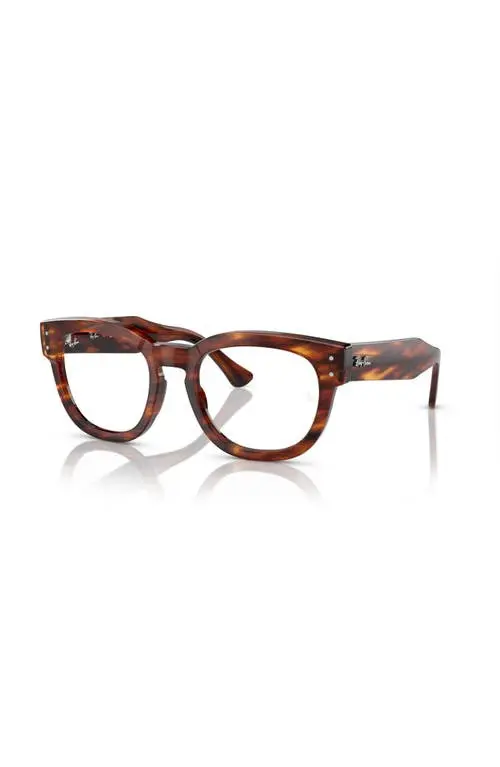 Ray-ban 50mm Square Eyeglasses - Brown