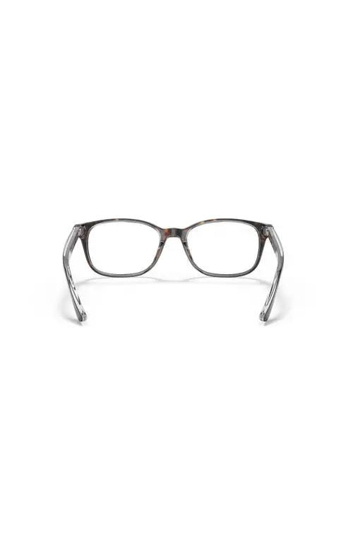 Ray-ban Square Acetate Eyeglasses - Brown