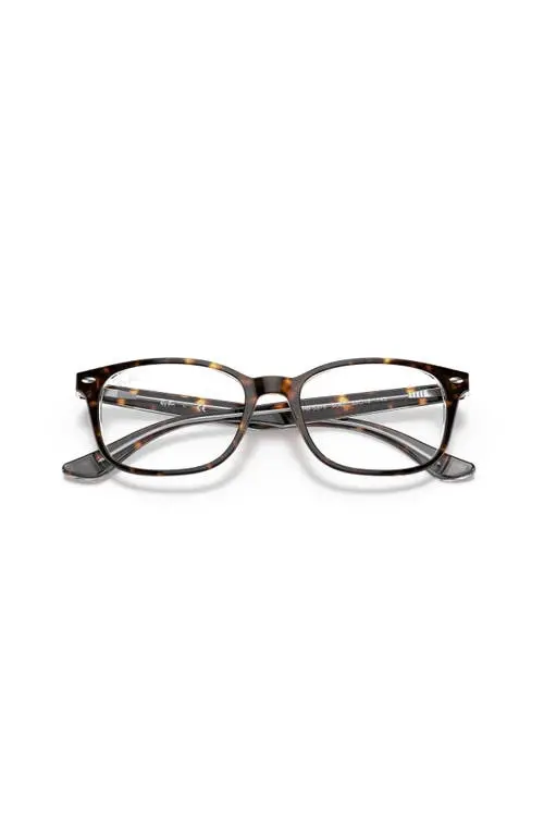Ray-ban Square Acetate Eyeglasses - Brown