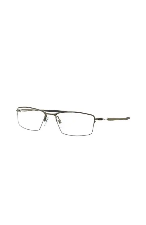 Oakley 56mm Rectangle Optical Glasses - Grey