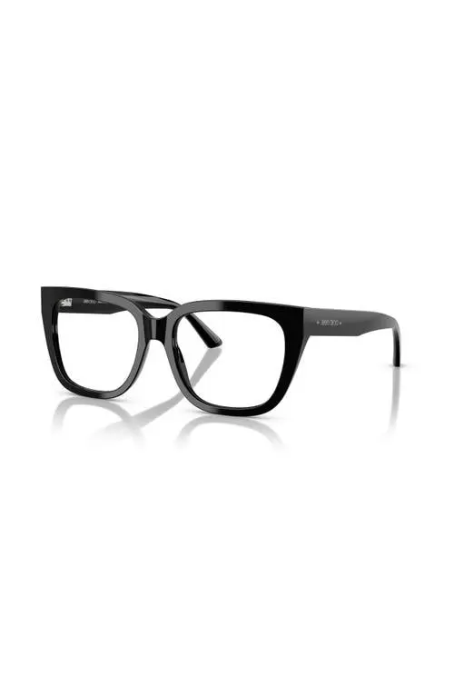 JIMMY CHOO 54mm Square Optical Glasses - Black