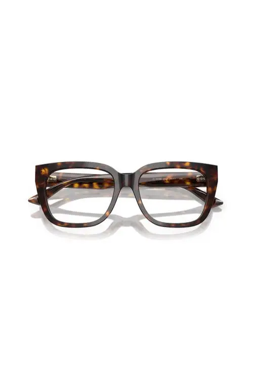 JIMMY CHOO 54mm Square Optical Glasses - Tortoise