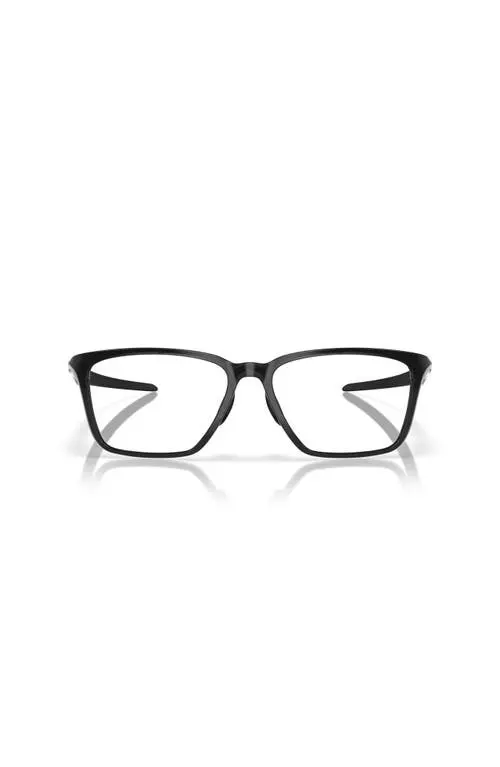 Oakley 56mm Square Full Rim Eyeglasses - Black