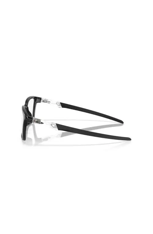 Oakley 56mm Square Full Rim Eyeglasses - Black