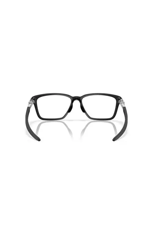 Oakley 56mm Square Full Rim Eyeglasses - Black