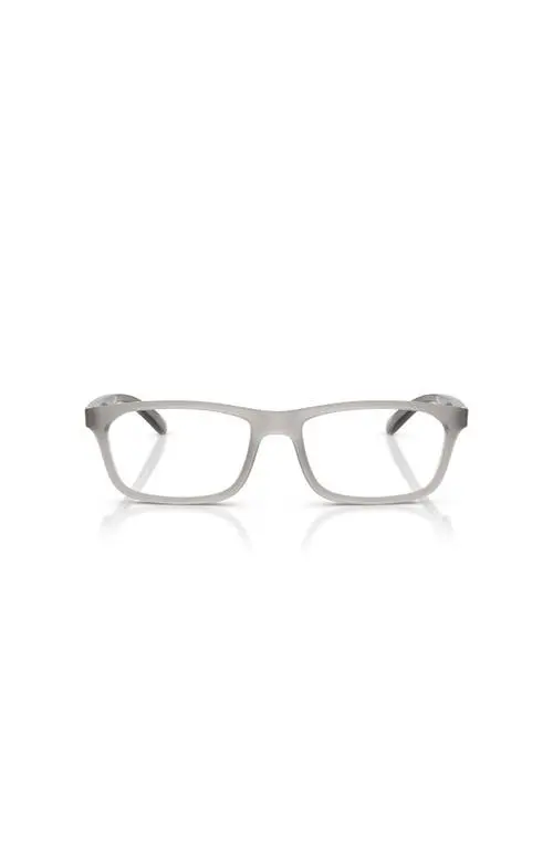 ARNETTE 52mm Rectangle Full Rim Eyeglasses - Grey
