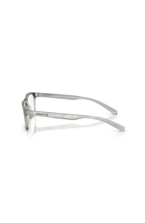 ARNETTE 52mm Rectangle Full Rim Eyeglasses - Grey