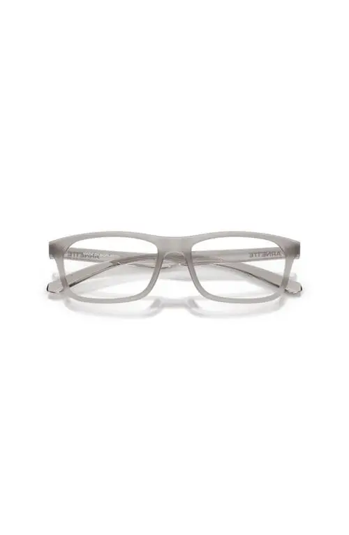ARNETTE 52mm Rectangle Full Rim Eyeglasses - Grey